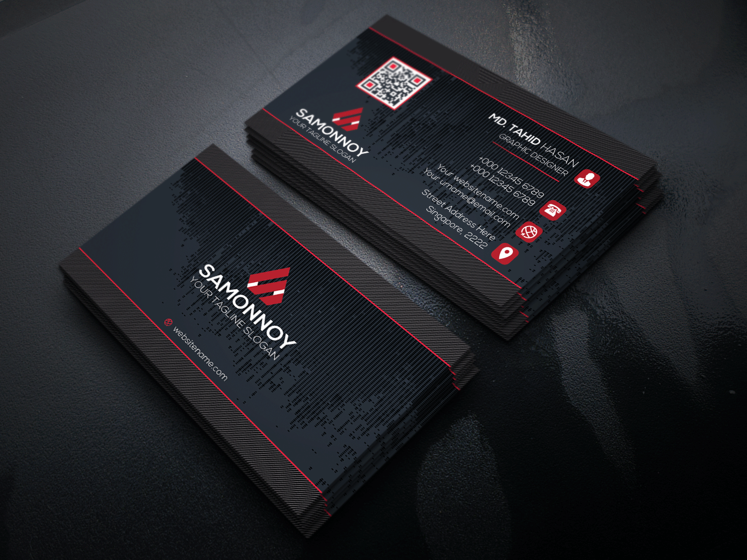Business Cards, a Business Card Template by Design_Creator