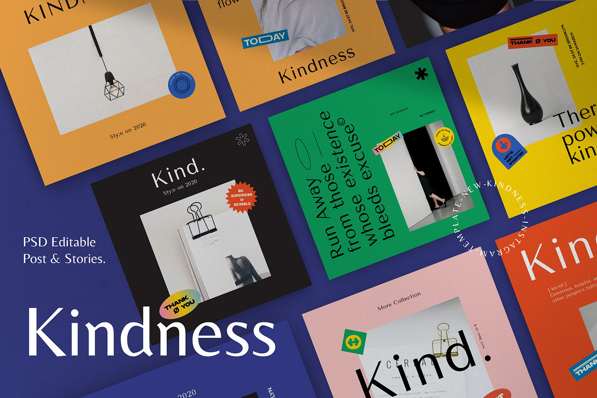 Kindness - Post & Stories Template, a Social Media Template by ...
