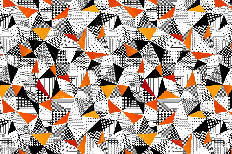 Seamless patch-work pattern, a Pattern Graphic by kotoffei