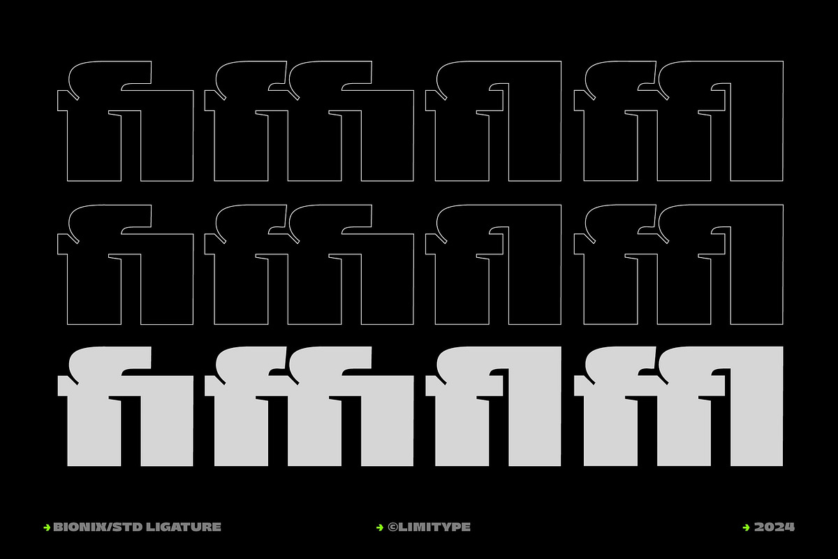 Bionix - Futuristic Bold Font, a Sans Serif Font by limitype | Creative ...