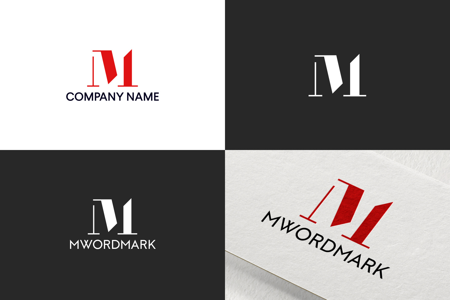 Wordmark logo design, a Branding & Logo Template by GranzCreative
