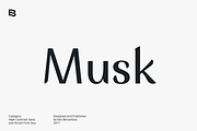 Musk Elegant Font Duo, a Sans Serif Font by Eko Bimantara