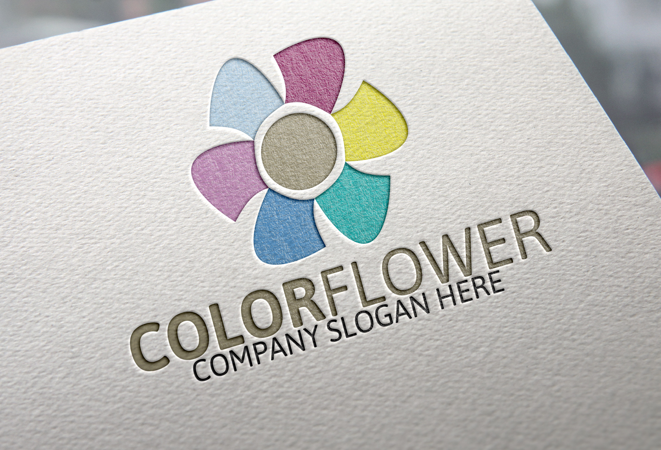 Colorful Flower logo | Branding & Logo Templates ~ Creative Market