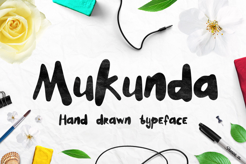 Mukunda font, a Script Font by pa3x