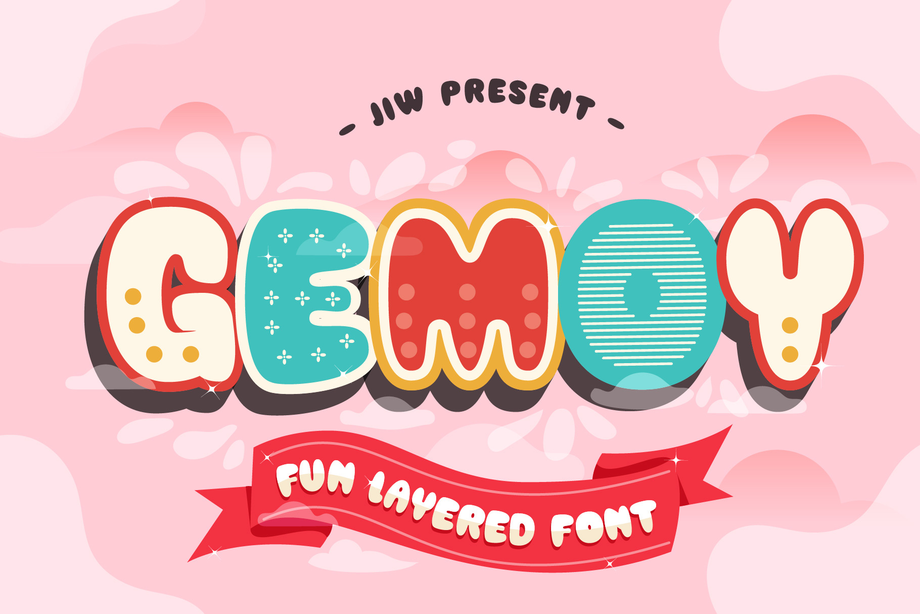 GEMOY - Fun Layered Font