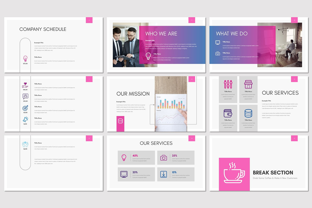 Minix - Powerpoint Template, a Presentation Template by inspirasign