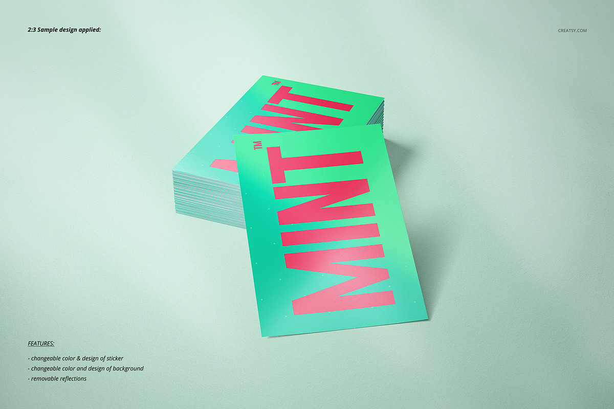 Sticker Generator Mockup Set, a Product Mockup by creatsy5