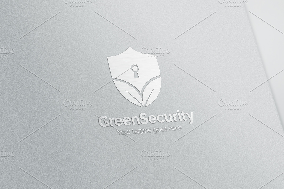 Green Security Logo, a Branding & Logo Template by XpertgraphicD