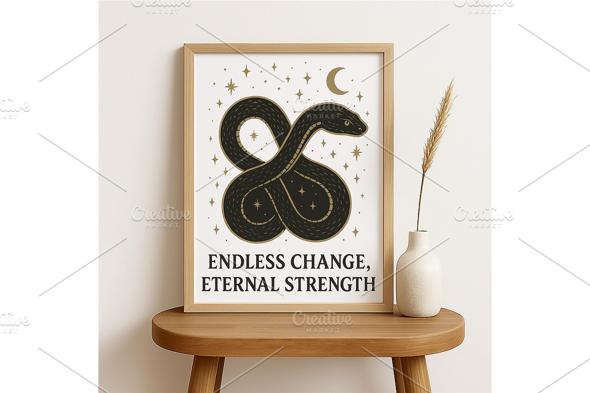 Endless Change Eternal Strength Art