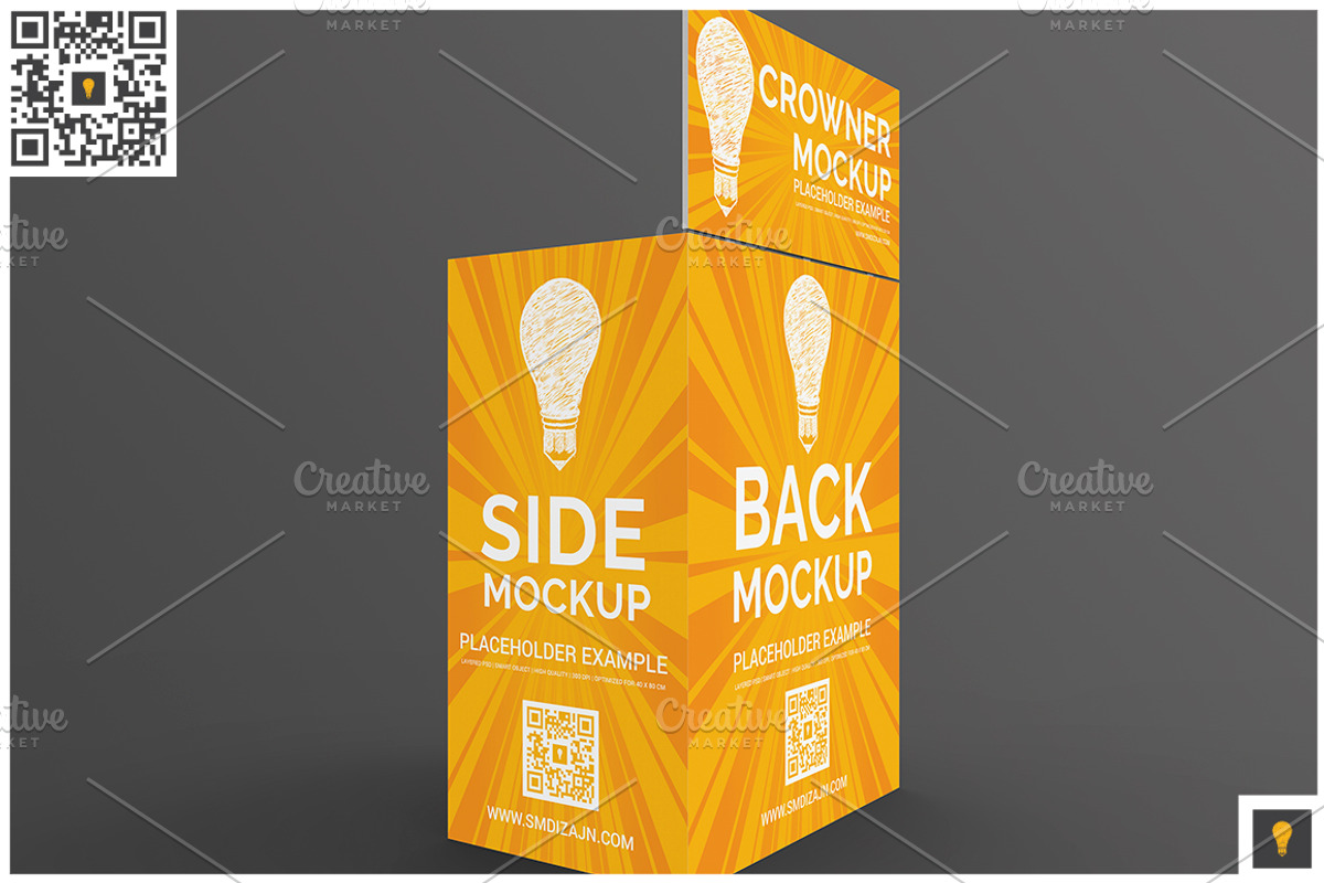 Store Palette with Crowner Mockup, a Packaging Mockup by Shocky Design ...