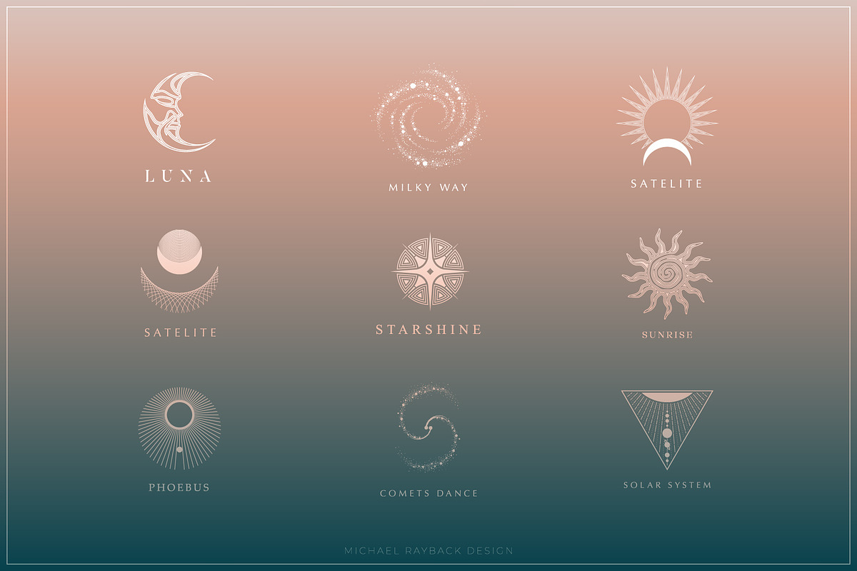 Space Odyssey Logo Gradient, a Branding & Logo Template by Michael ...
