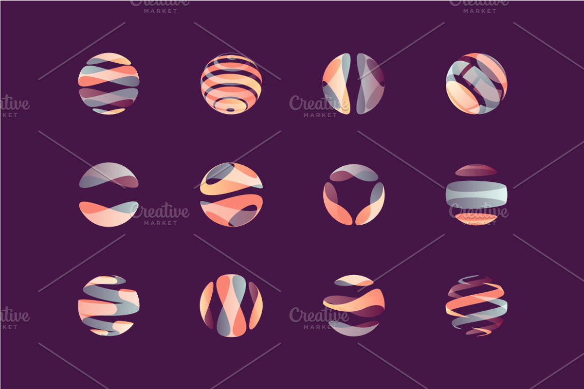 Sphere Logo Set 1, a Branding & Logo Template by kloroform