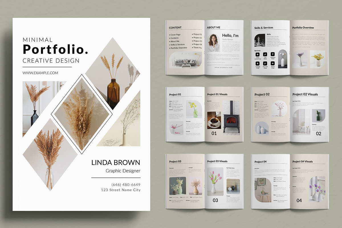 Portfolio Template Layout