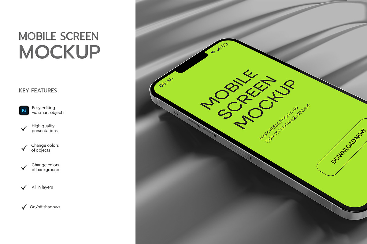 Smartphone Screen Mockup