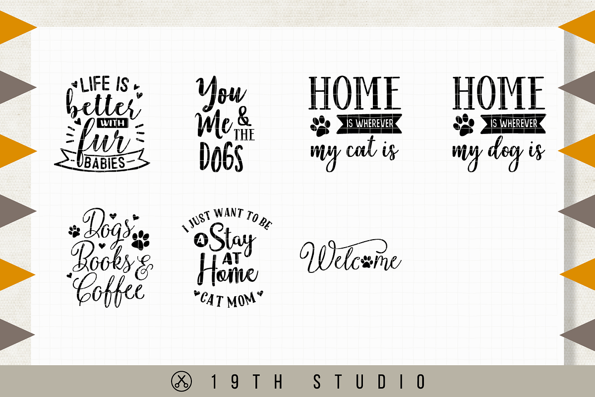 Pet SVG Bundle | MB25, an Illustration by Craft House SVG