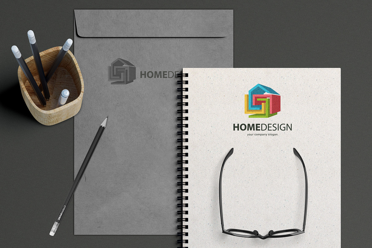 Home Design Logo, a Branding & Logo Template by IKarGraphics