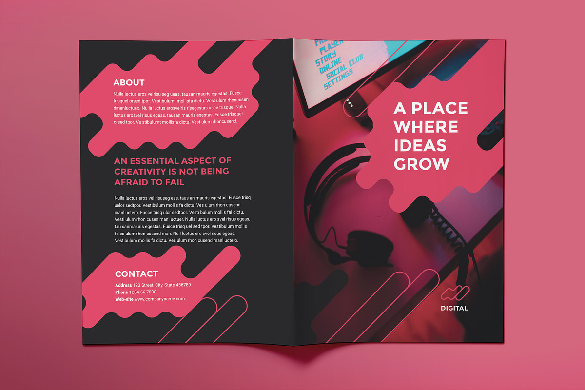 Digital Advert Agency Print Pack, a Marketing Template by TemplatesNow!