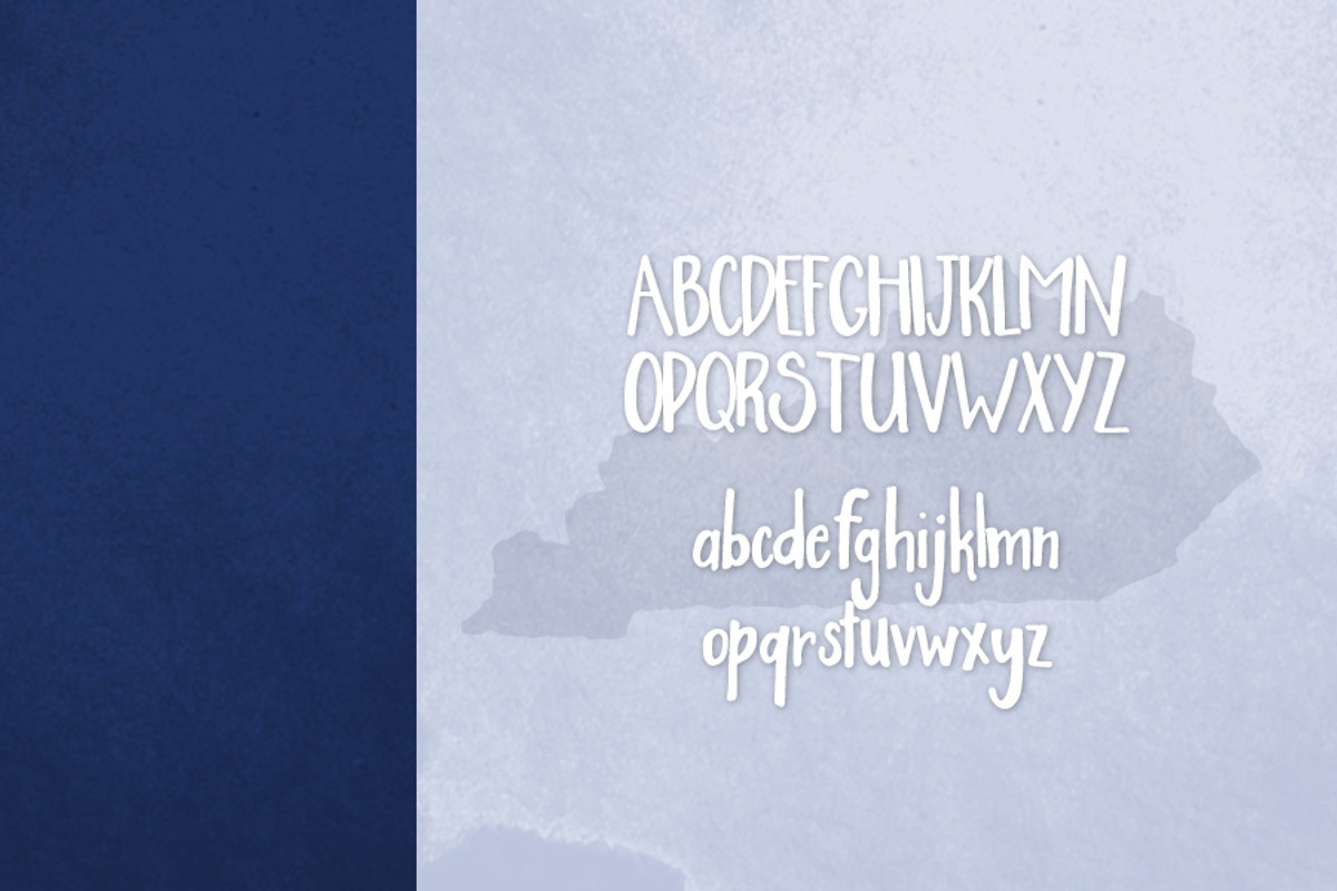 Bluegrass, a Font by OnTheSpotStudio