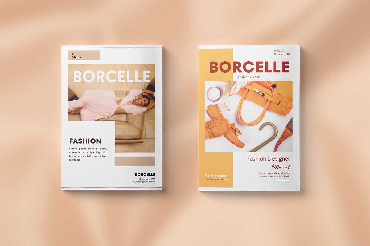 Borcelle Fashion Magazine Template