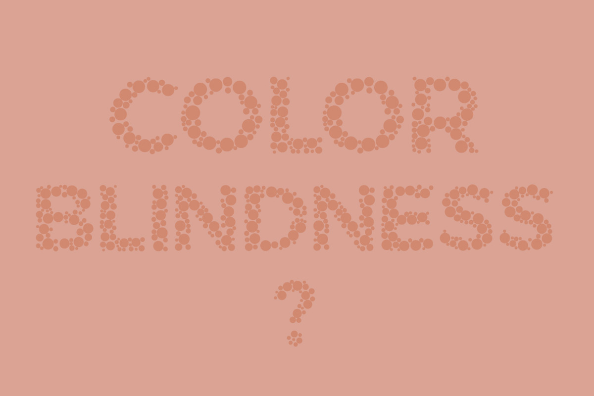 Color Blindness Test Typeface, a Sans Serif Font by PARAMAJAN