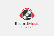Record Music Logo, a Branding & Logo Template by MotionMount