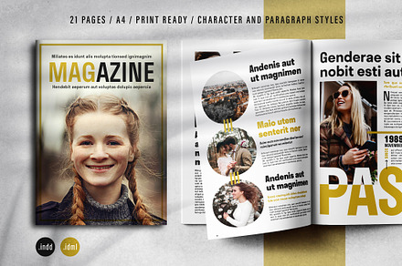 A5 Art Exhibition Catalog, a Magazine Template by Bookrak Graphic Design