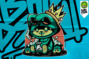 GET HIGH V2 - artwork, an Illustration by Behold design supply