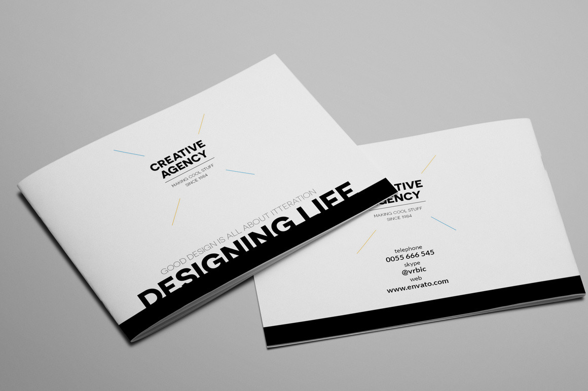 Creative Agency A5 Brochure InDesign, a Brochure Template by Print design
