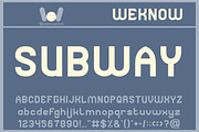 SUBWAY font