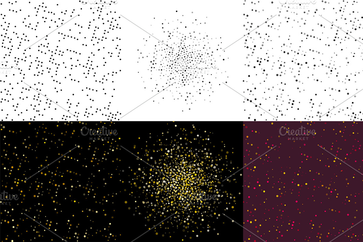 17 Dotted Patterns, a Pattern Graphic by Greeek