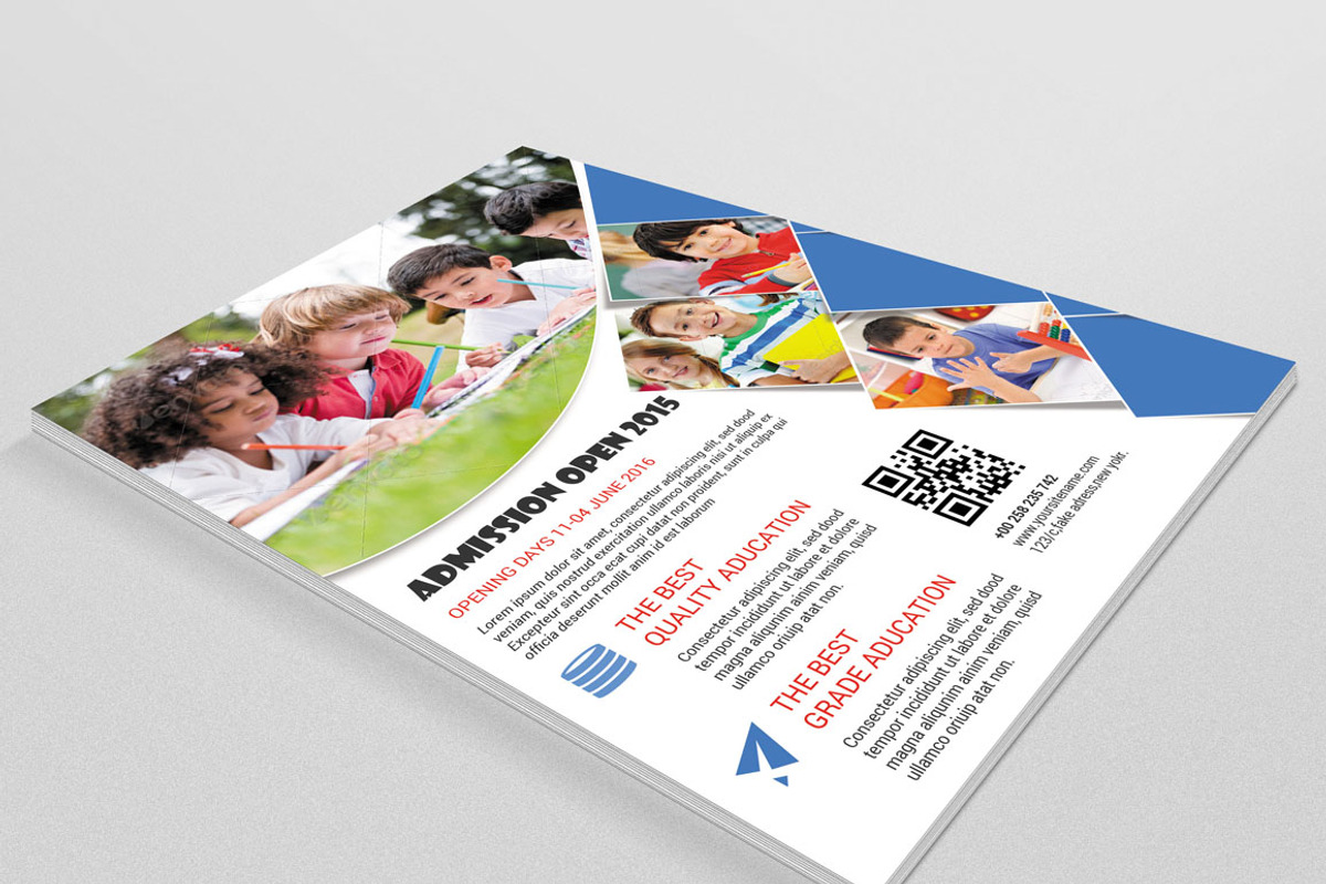 School Flyer-V71, a Flyer Template by Template Shop | Creative Market