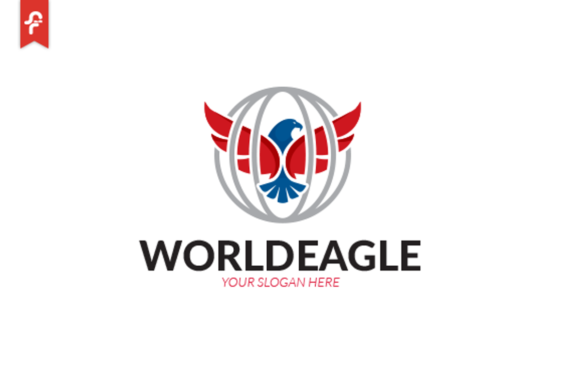 World Eagle Logo, a Branding & Logo Template by ft.studio