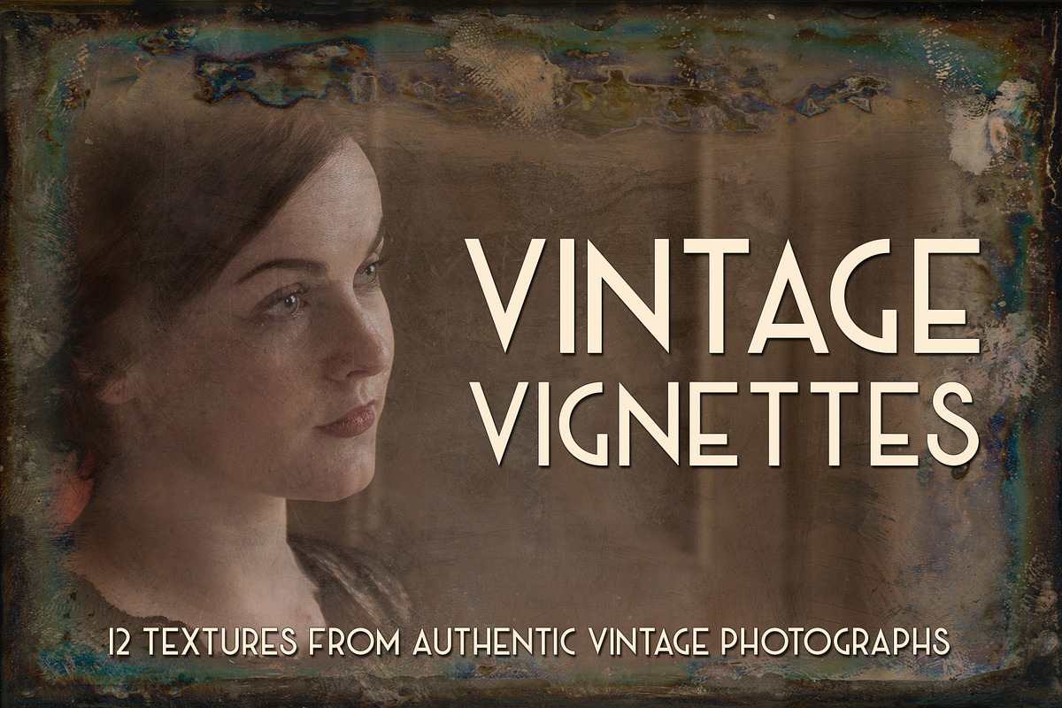 Vintage Vignettes, a Texture Graphic by Blue Line Design