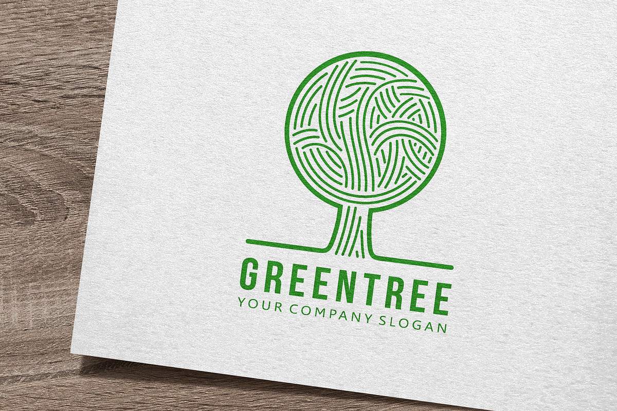 Green Tree, a Branding & Logo Template by IKarGraphics