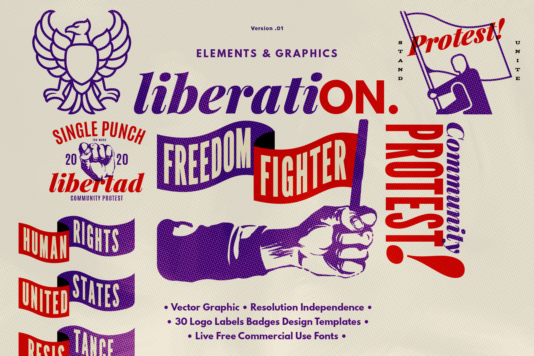 Liberation Element Graphic Set, an Object Graphic by RMPL.std