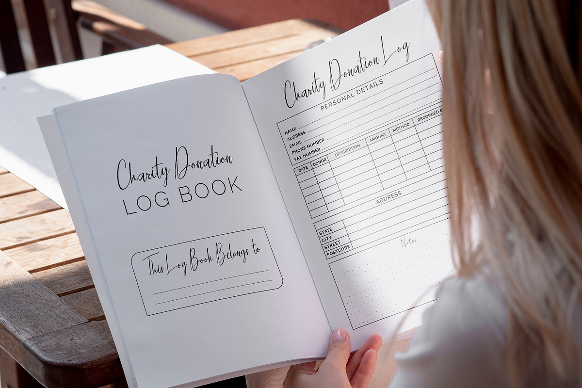 Donation Logbook | Creative Market