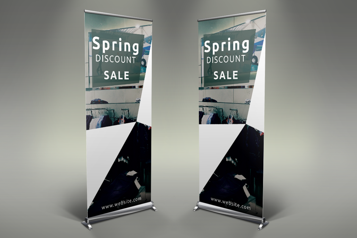 Clothes Shop - Roll Up Banner, a Presentation Template by Creatricks