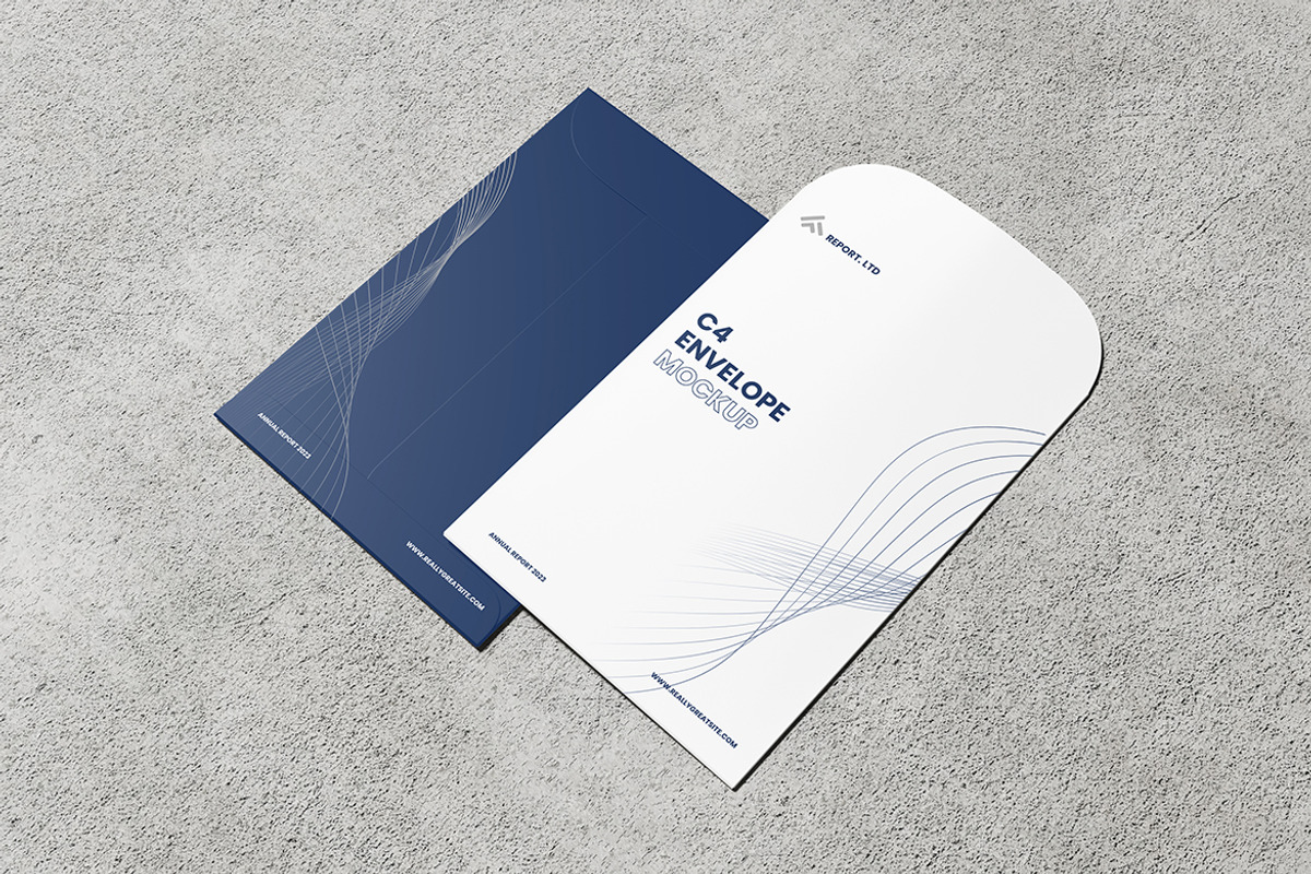 High Quality C4 Envelope Mockup, an Advertising Mockup by swsi-studio