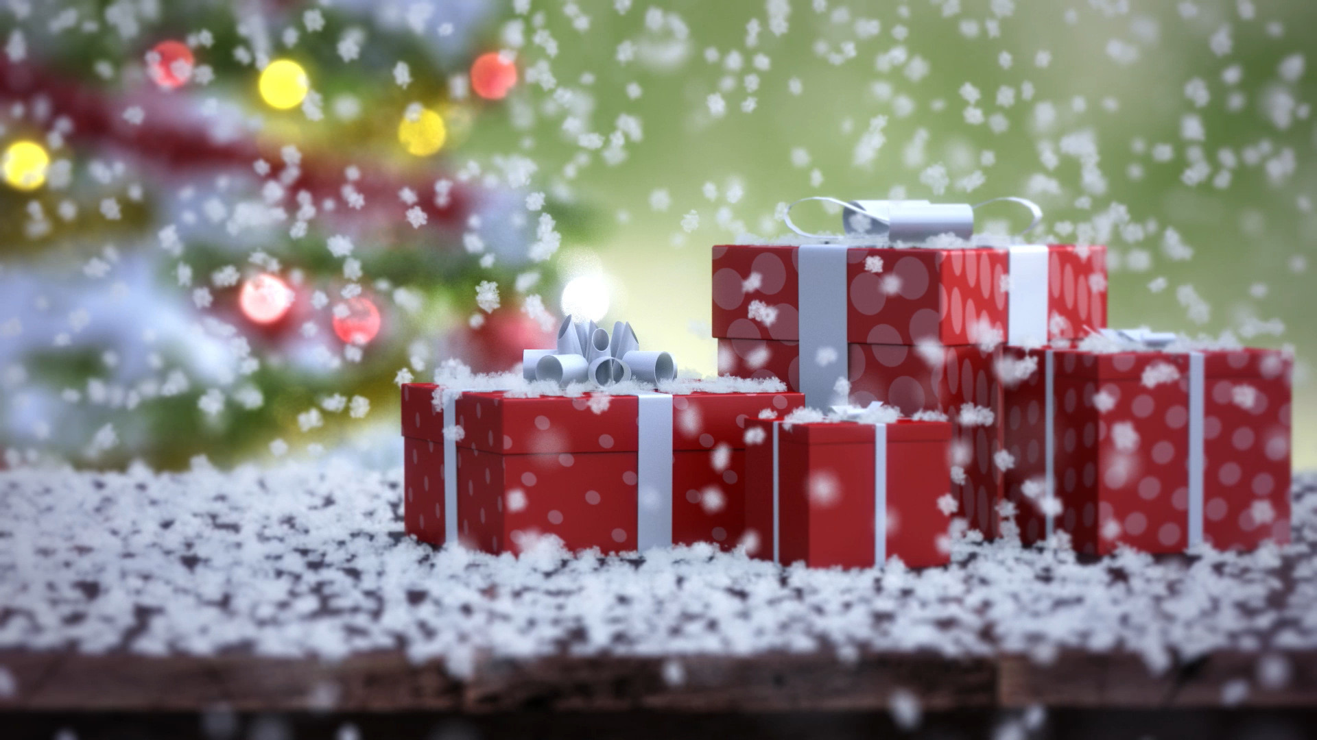 Falling Snow Animation, an Environmental 3D Model by konstantin.ermolaev