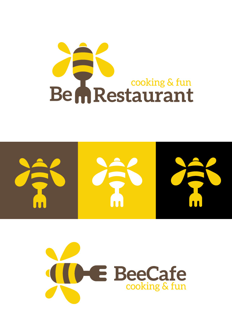 Bee Restaurant, a Branding & Logo Template by Vectorwins Premium Shop ...