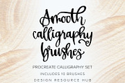 Smooth Calligraphy Procreate Brushes
