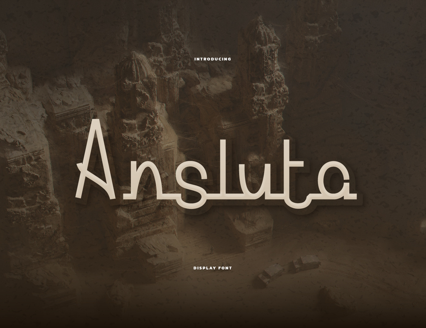 Ansluta Handwritten Display Font, a Serif Font by infernostudio3 ...