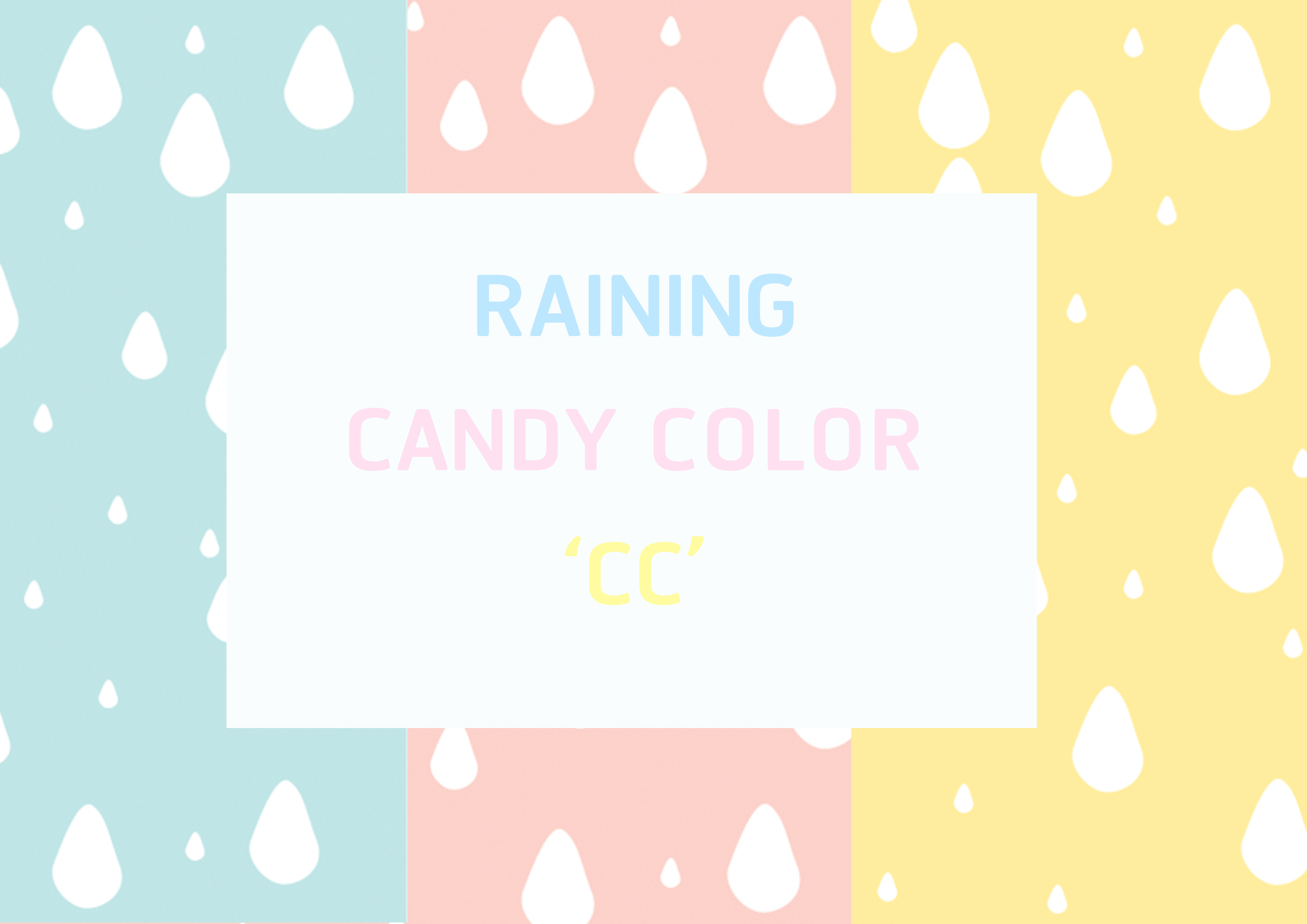 RAIN CANDY COLOR PACK, a Pattern Graphic by ala.aomstudio