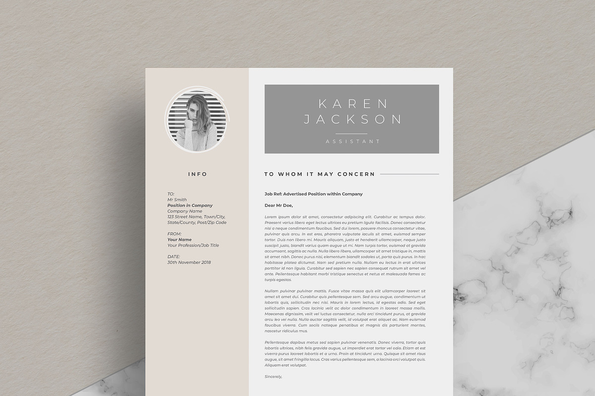 Resume Template 5 Page | CV Template, a Resume Template by UX-group
