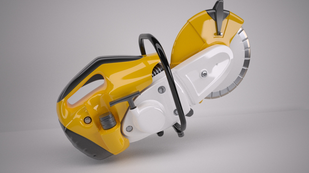 Cut Off Saw, an Object 3D Model by kjpargeterimages