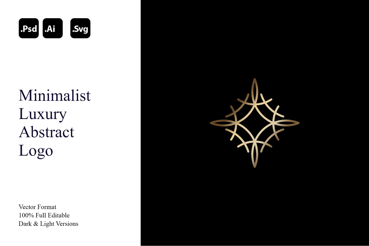 Minimalist Luxury Abstract Logo