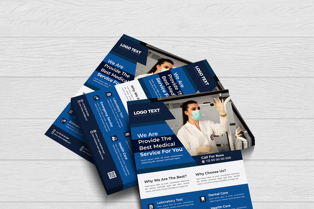 Medical Flyer Templates Design, a Flyer Template by MRI STUDIO