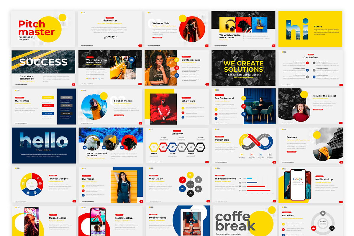 Pitch Master | Powerpoint Template, a Presentation Template by Zacomic ...