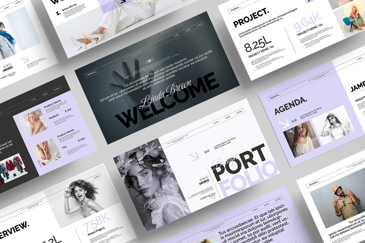 Design Portfolio Presentation Design