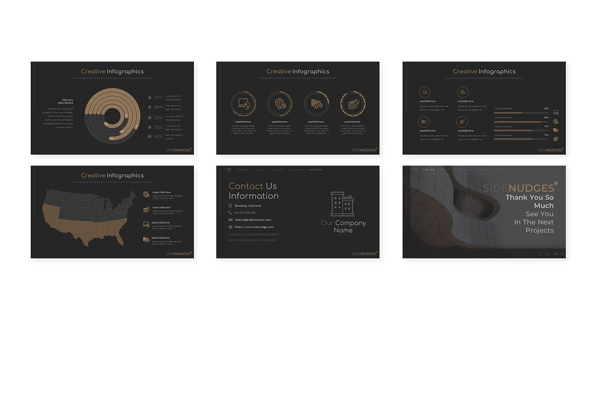 Side Nudges - Powerpoint Template, a Presentation Template by AQR Studio